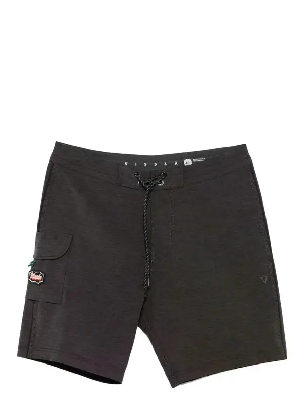 VISSLA Solid Sets Swim Shorts - Black