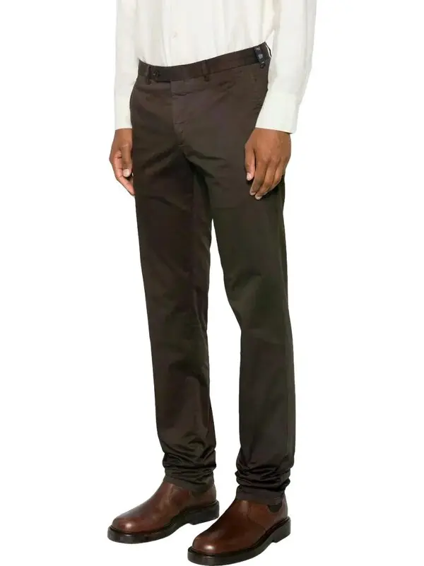 ROTA Slim-fit Cotton Trousers - Brown