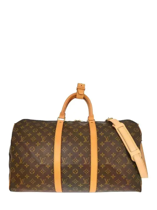 LOUIS VUITTON 2004 Keepall Bandouliere 50 - Brown