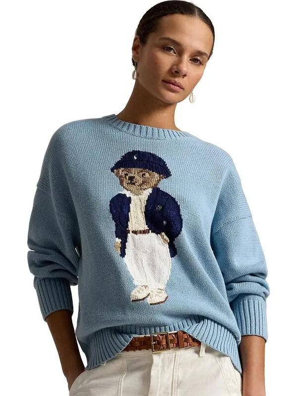 Ralph Lauren Polo Bear Cotton Sweater - Blue Note