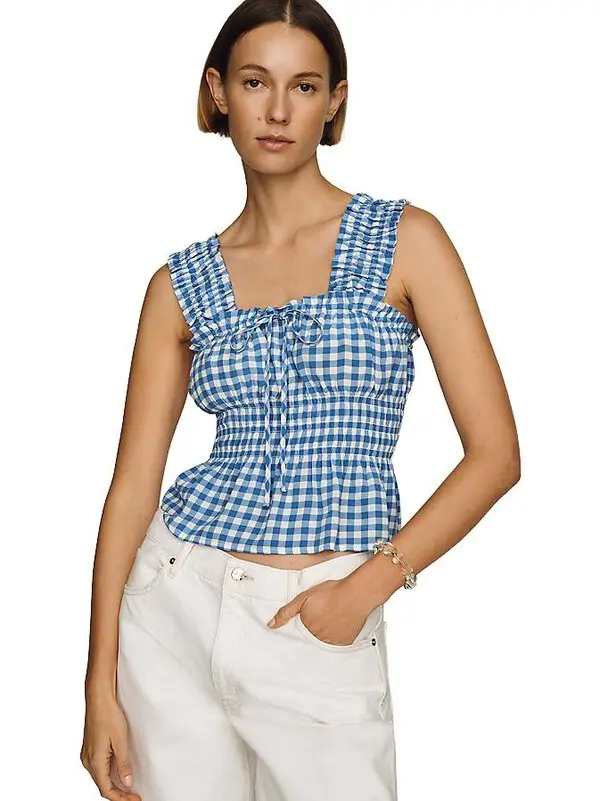 Rails Donna Tank Top - Blue Pattern