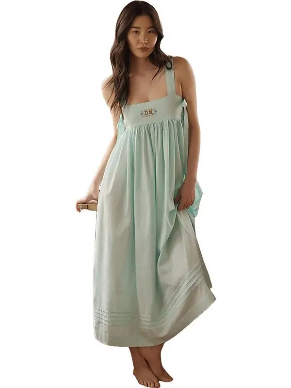 DAMSON MADDER Aspen Cotton Midi Dress - Mint