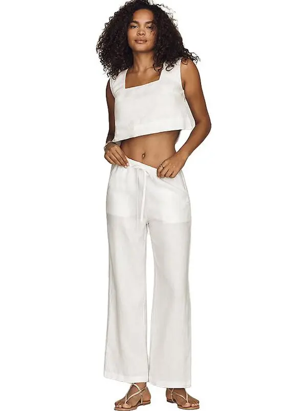 Rails Emmy Linen Pants - White