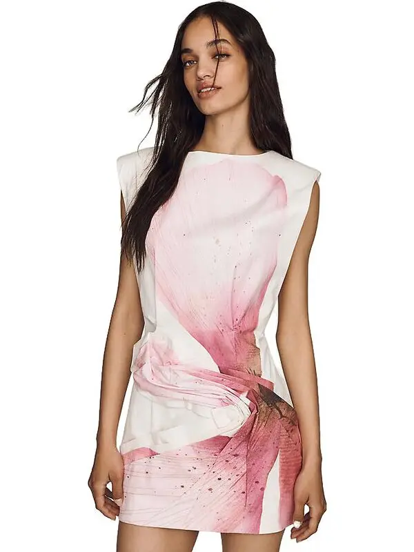 Significant Other Quentin Textured Mini Dress - Petal Garden