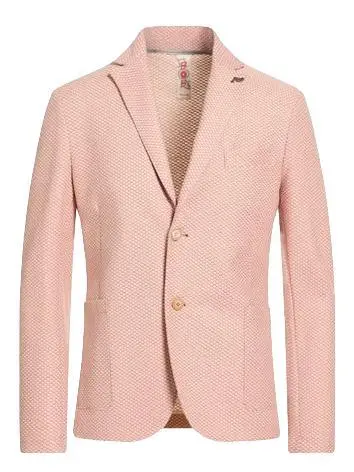 BOB Single-breasted Jacquard Blazer - Red