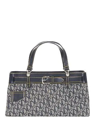 Dior Diorissimo Jean Pocket Tote Bag - Blue