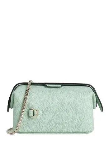 VALEXTRA Light Calfskin Cross-body Bag - Green