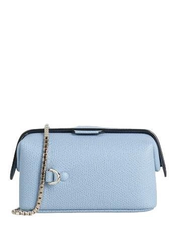 VALEXTRA Calfskin Cross-body Bag - Light Blue