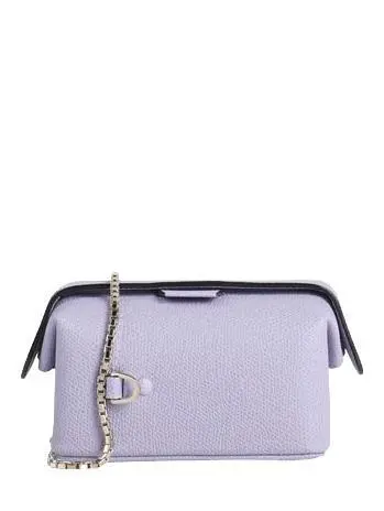 VALEXTRA Light Calfskin Cross-body Bag - Purple