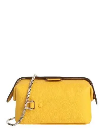 VALEXTRA Light Calfskin Cross-body Bag - Yellow