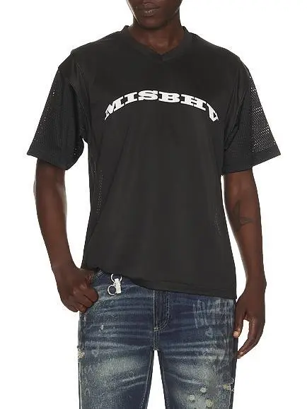 MISBHV Teddy Football T-shirt - Black
