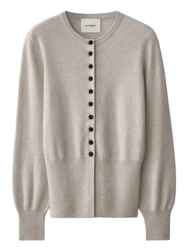 LISA YANG The Maven Cardigan - Oyster