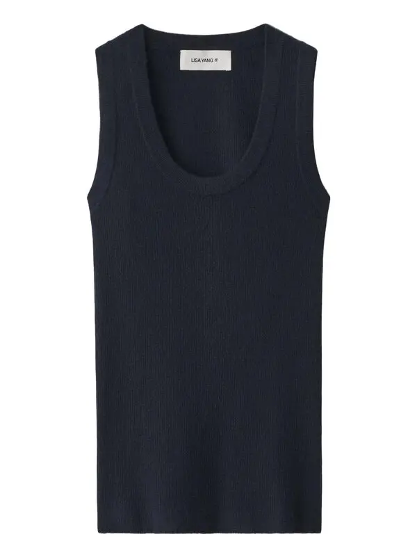 LISA YANG The Ina Top - Navy