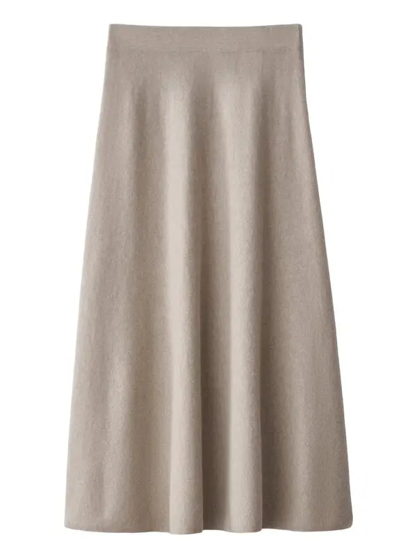 LISA YANG The Torie Skirt - Sand