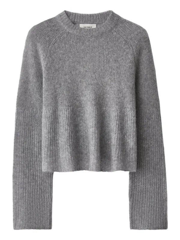 LISA YANG The Portia Sweater - Cloudy