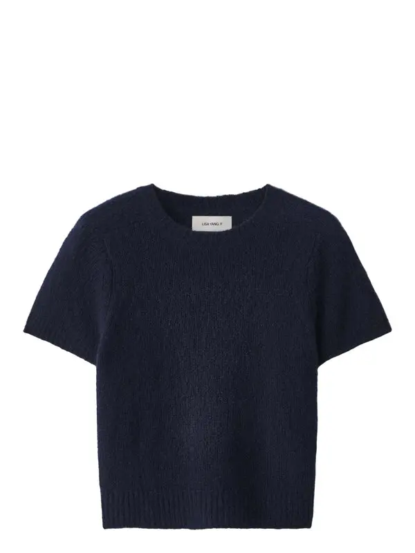 LISA YANG The Siona T-shirt - Navy