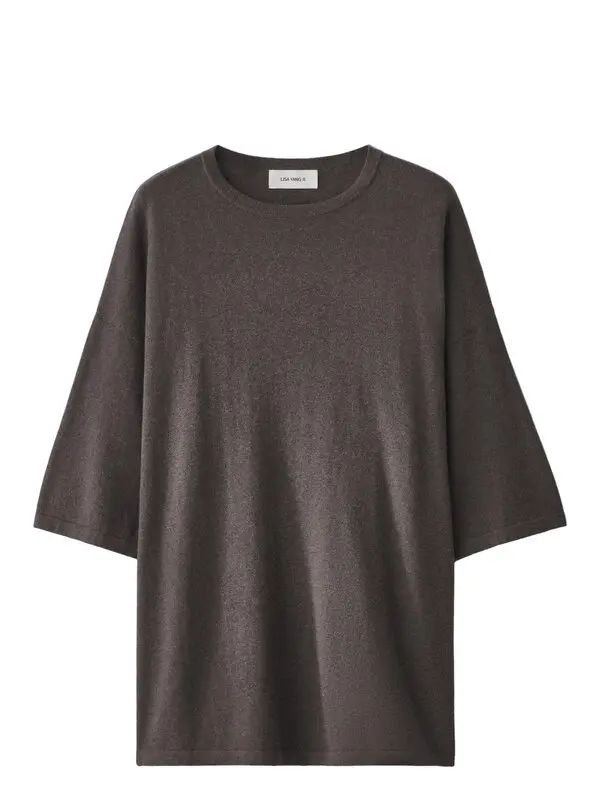 LISA YANG Agnette Cashmere T-shirt - Walnut