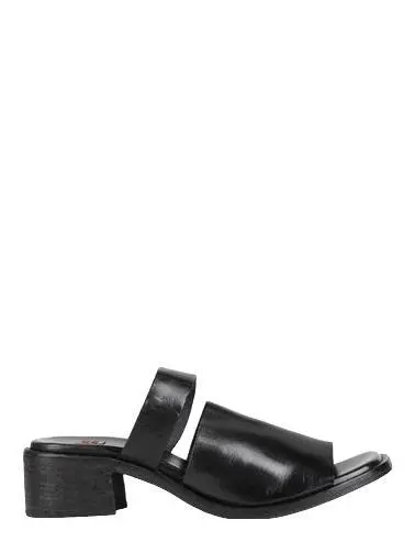 Moma Calfskin Sandals - Black
