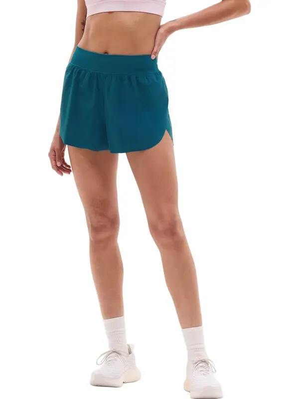 Athleta Glide Sunstop Short - Coastal Teal