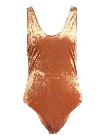 FORTE_FORTE Sleeveless Bodysuit - Orange