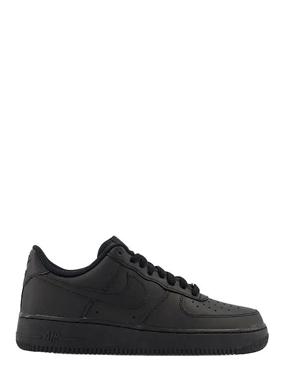 Nike Force 1 '07 Leather Low-top Trainers - Black