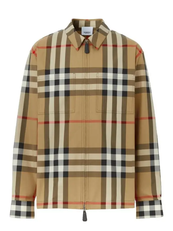 Burberry Exaggerated-check Jacket - Multicolor