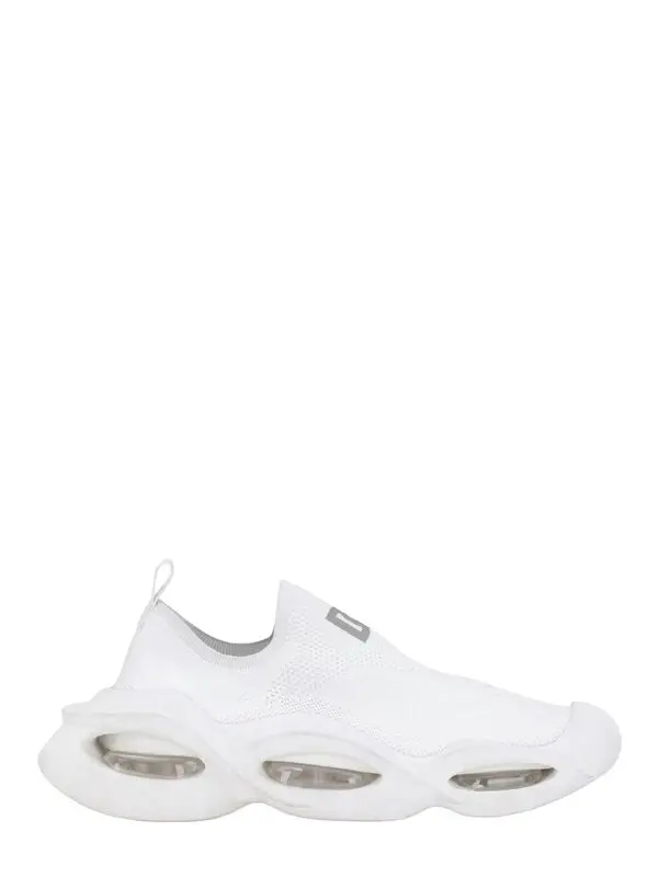 Dolce & Gabbana Wave Logo Slip-on Sneakers - White