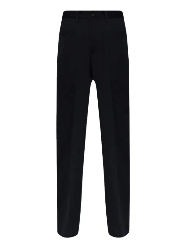 JIL SANDER High-waisted Straight-leg Trousers - Black