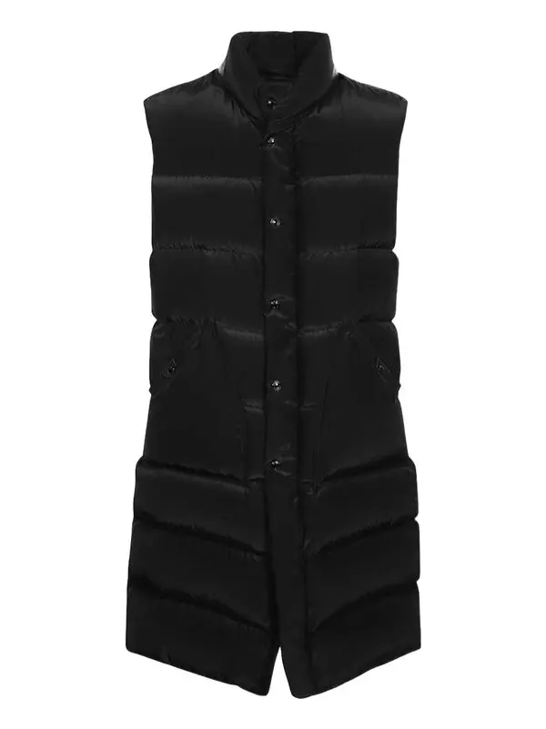 TOM FORD Quilted Cotton Vest - Black