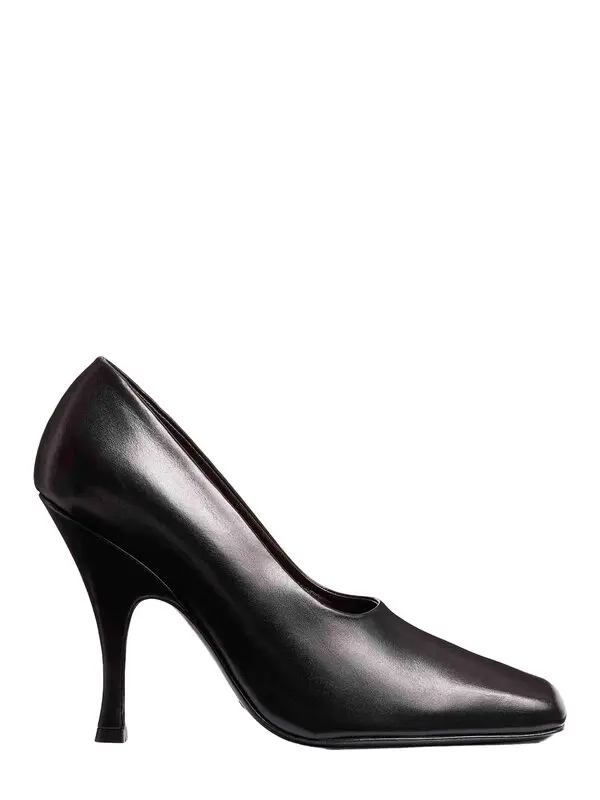 Khaite Eva Square-toe Pumps - Black