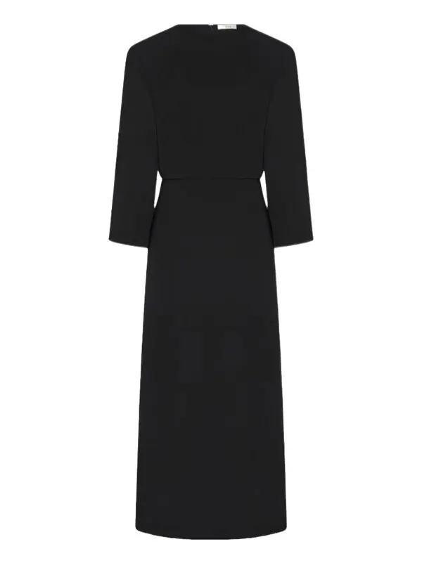 THE ROW Jery Silk Dress - Black