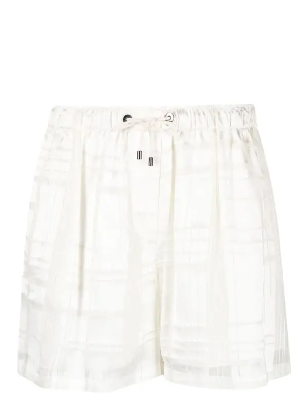 Brunello Cucinelli Textured Finish Shorts - White