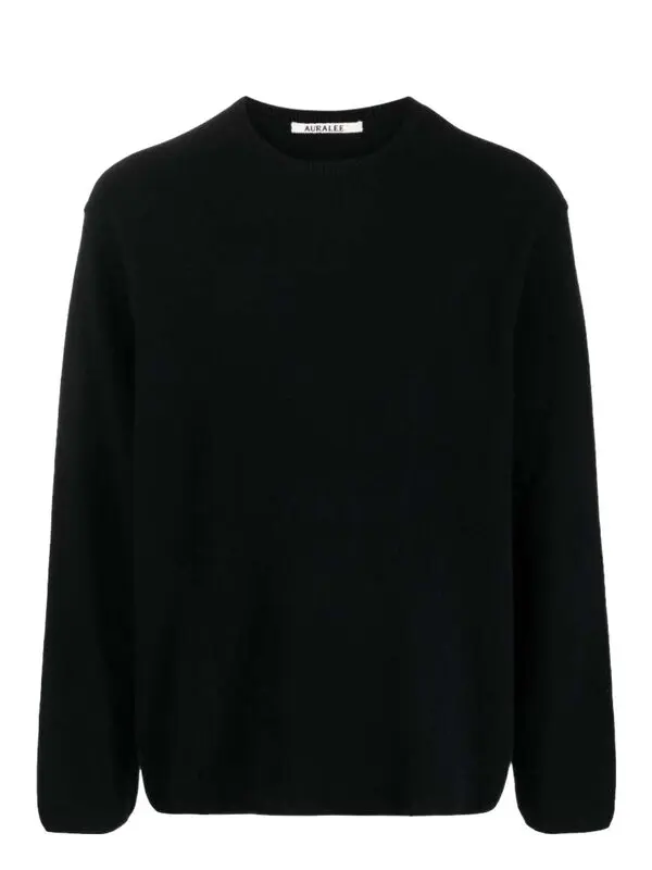 Auralee Drop Shoulder Jumper - Black