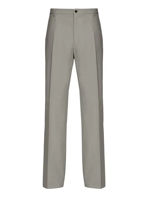 FERRAGAMO Belted Casual Pants - Gray