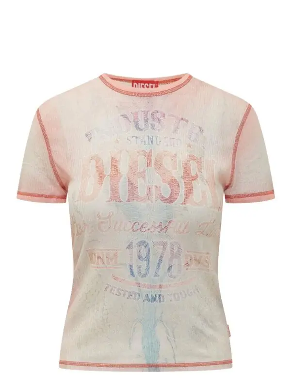 DIESEL® Logo Print T-shirt - White