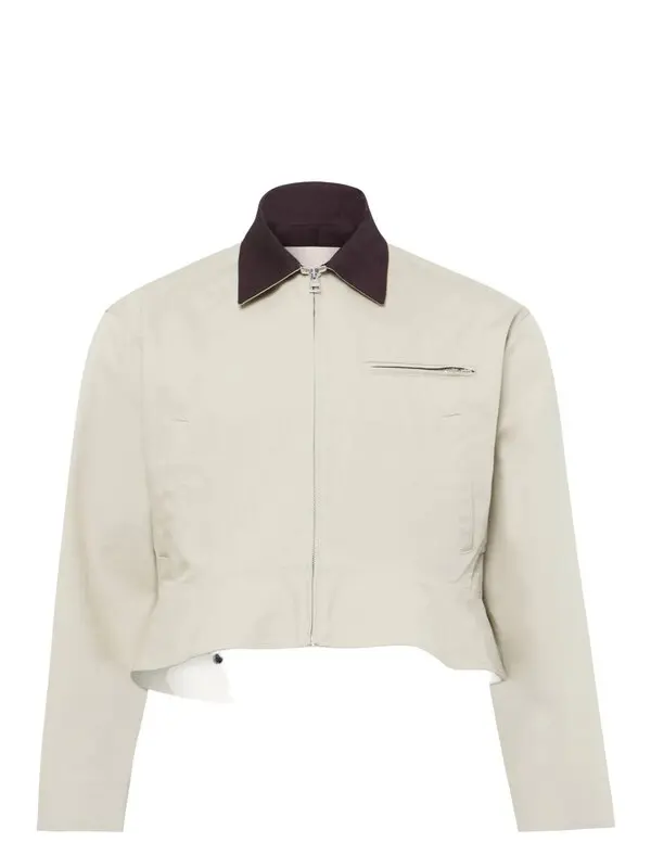J.W.ANDERSON Peplum-hem Jacket - White