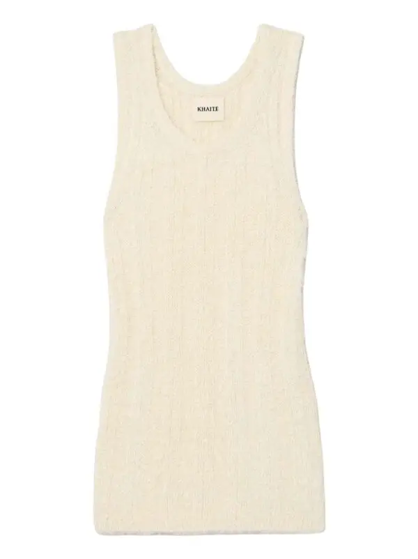Khaite Lena Tank Top - Cream