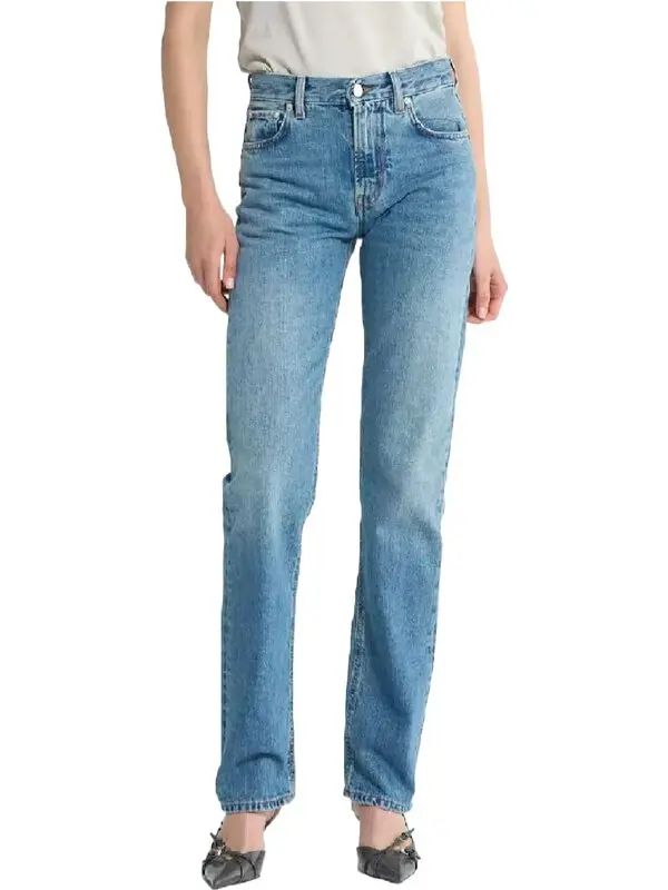 HAIKURE Cleo Straight Leg Jeans - Blue