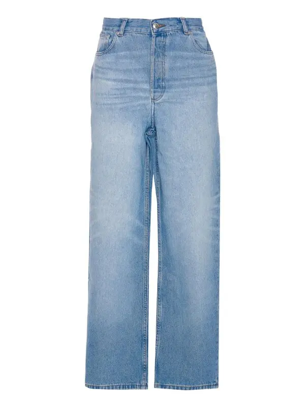 A.p.c. Straight Leg Jeans - Light Blue