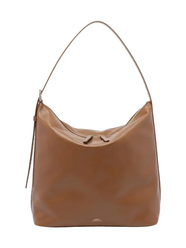 A.p.c. Vera Shoulder Bag - Brown