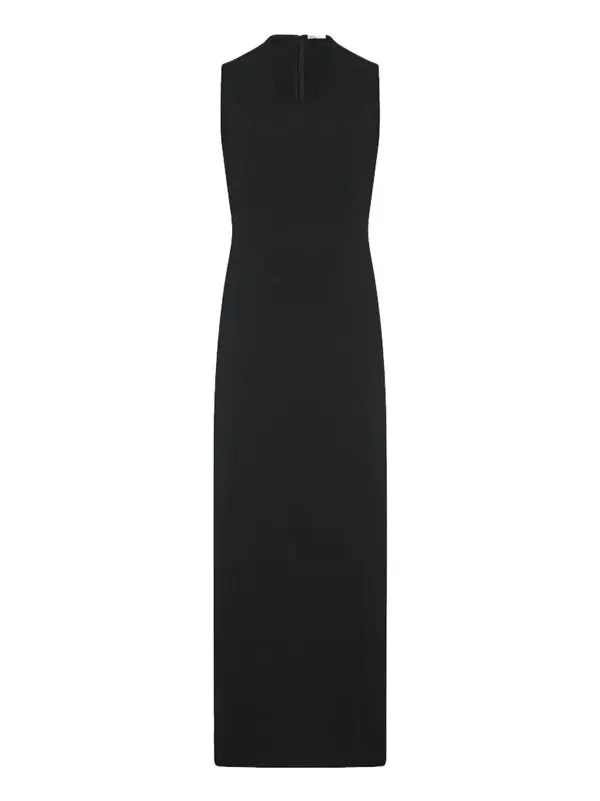 THE ROW Sleeveless Maxi Dress With Round Neck - Black