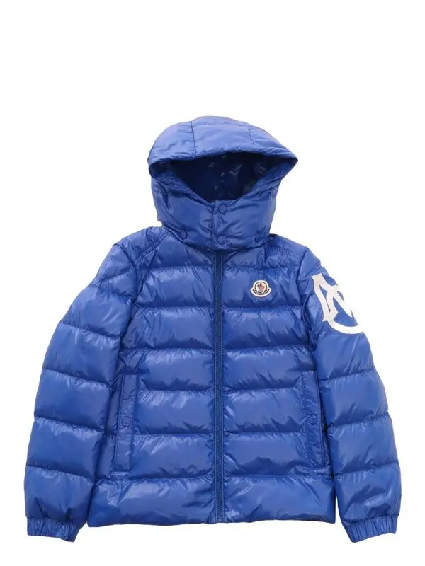 Moncler Saulx Hooded Quilted Down Jacket - Cobalt Blue