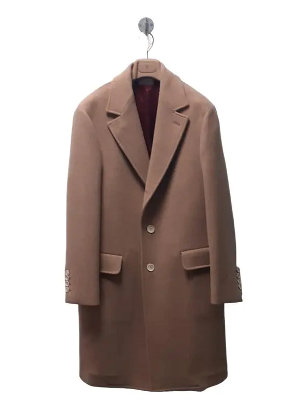 Brunello Cucinelli Single-breasted Lapel Coat - Brown