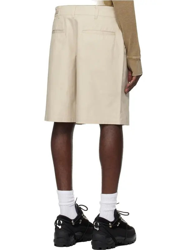 HELIOT EMIL Twill Shorts - Stone