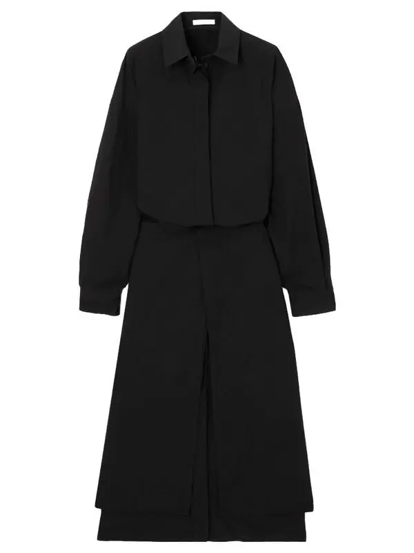 THE ROW Long Sleeve Dress - Black