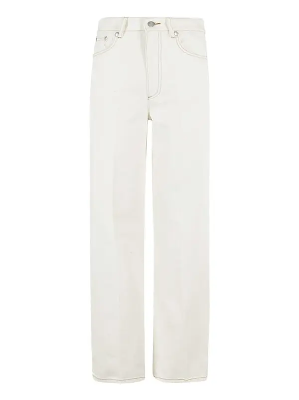 A.p.c. Clinteau High-rise Wide-leg Jeans - White