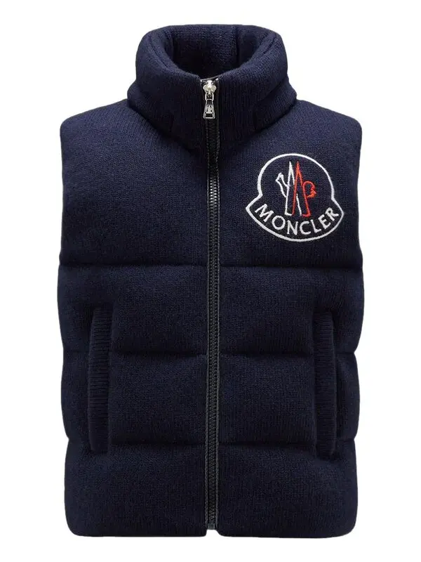 Moncler Hariki Down Gilet - Navy Blue