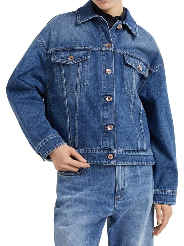 Brunello Cucinelli Oversized Jacket - Denim