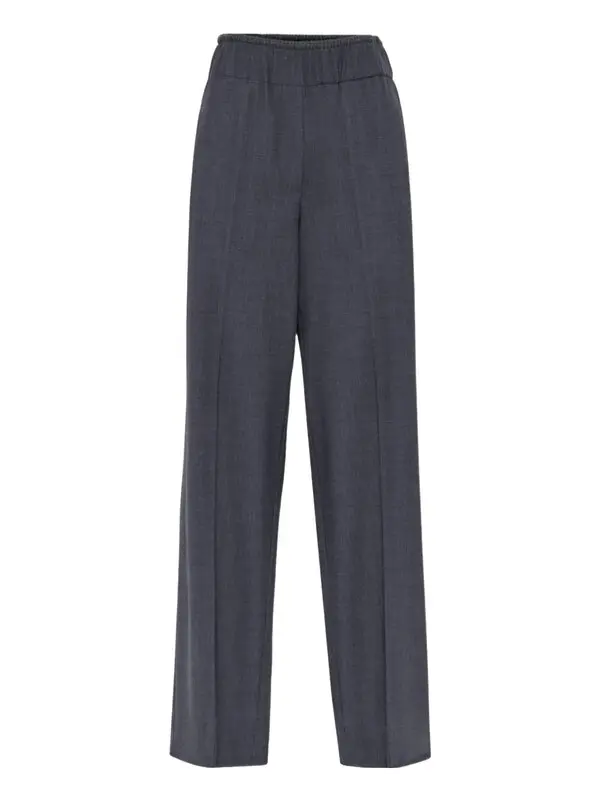 Brunello Cucinelli Monile Straight-leg Pants - Black