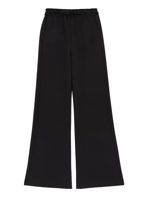 MAISON MARGIELA Unbrushed Sweat Jersey Trousers - Black